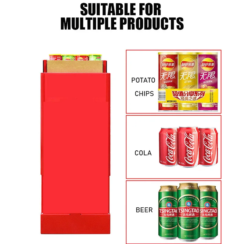 Custom Standing Durable Spring Loaded Vendor Display Vertical Lifting ...