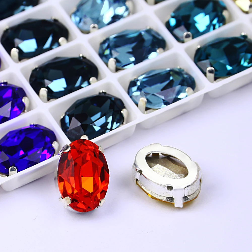 Dongzhou Oval Rhinestones - Crystal for Jewelry Making