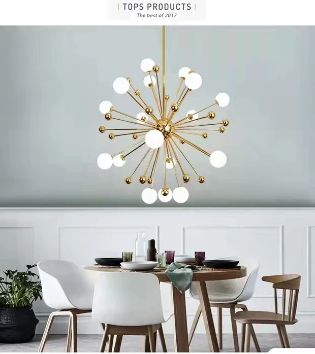 Modern Round Ceil Lamp Room Decoration Lighting Nordic Modern Wedding ...