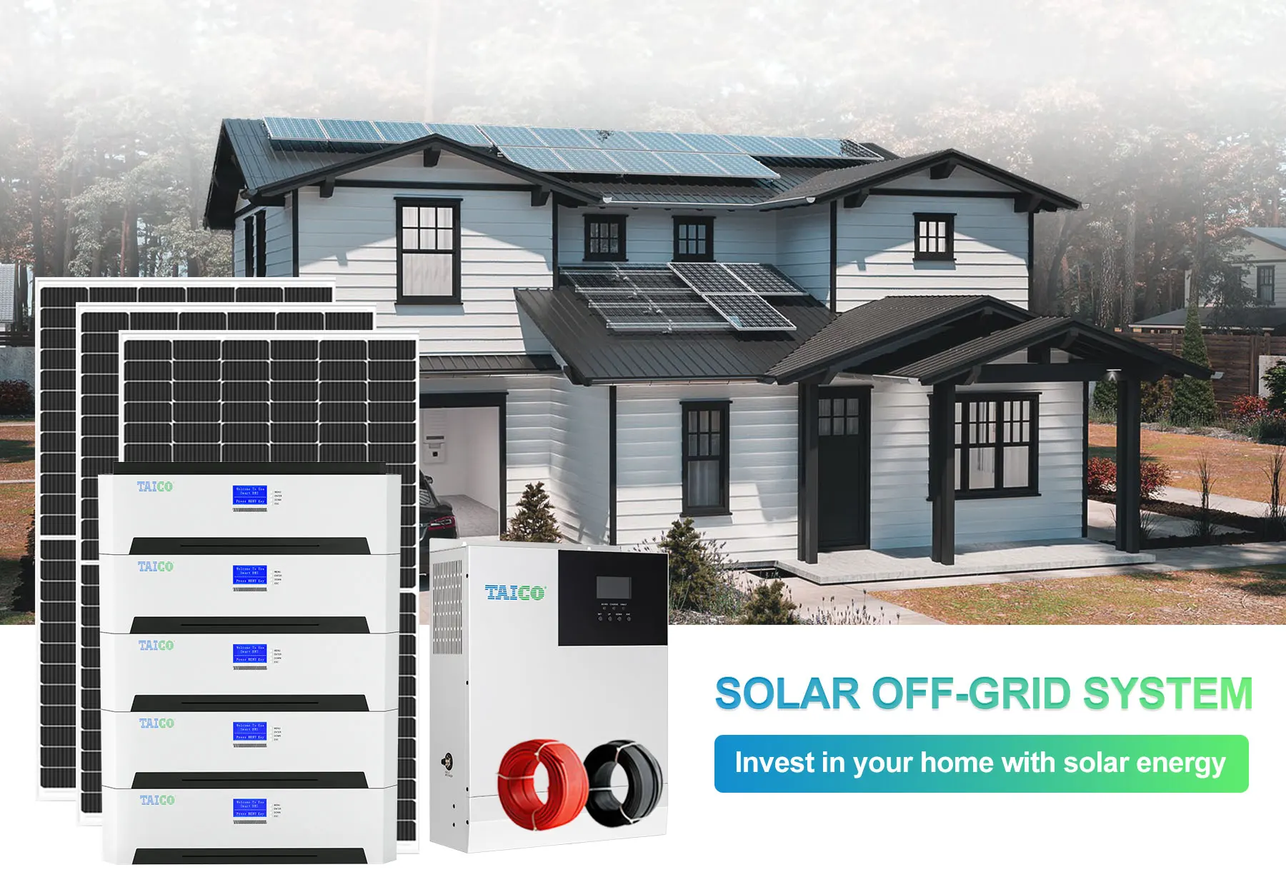 Taico Growatt Grid Tie Solar Inverter 10kw 5kw 3kw On Grid Solar ...