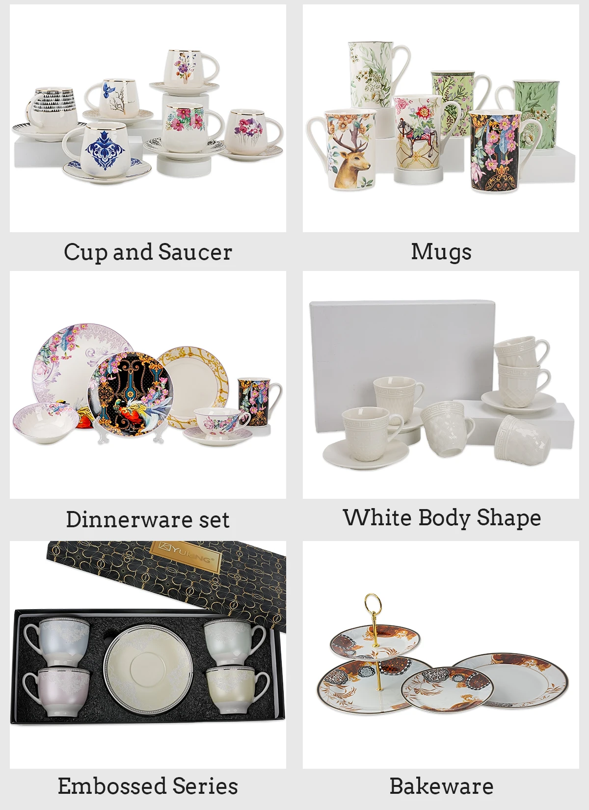 Shenzhen YUKING Industrial Co. Ltd. - Porcelain Cup And Saucer, New ...