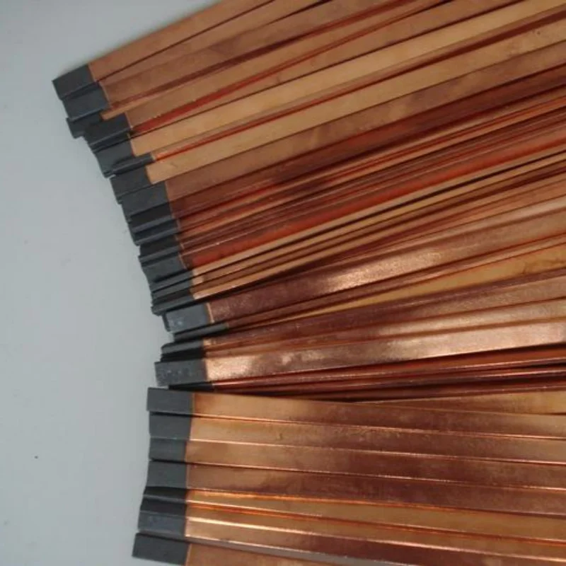 8mm Copper Coated Carbon Arc air Gouging Carbon Graphite Electrode Ac ...