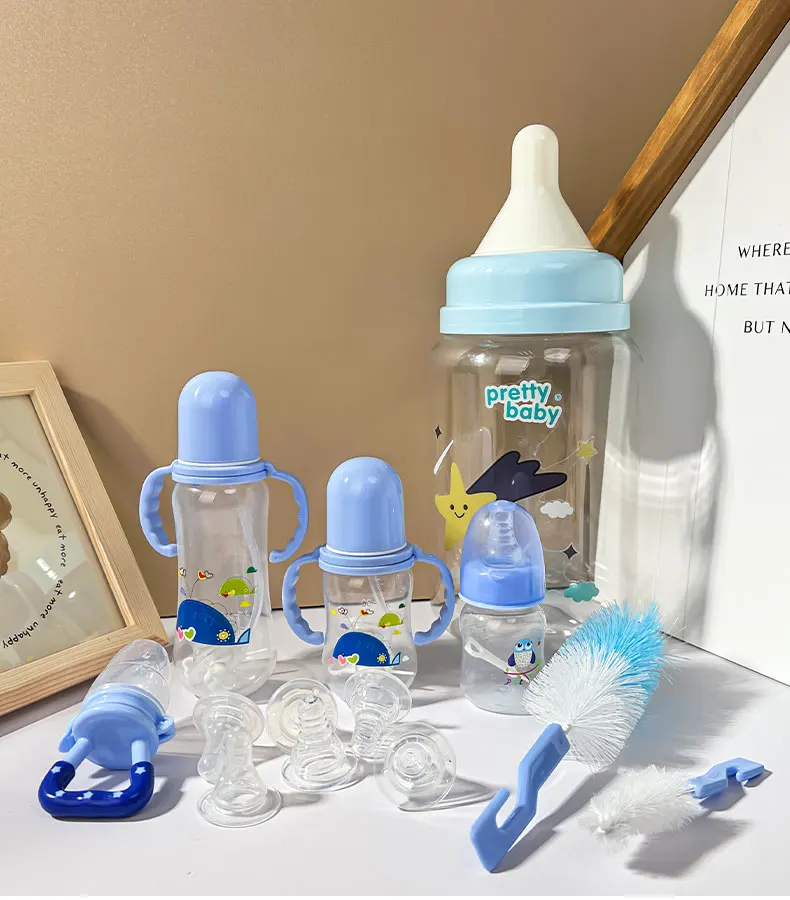 Custom Factory BPA Free Baby Feeding Bottle Sets Newborn Baby PP ...
