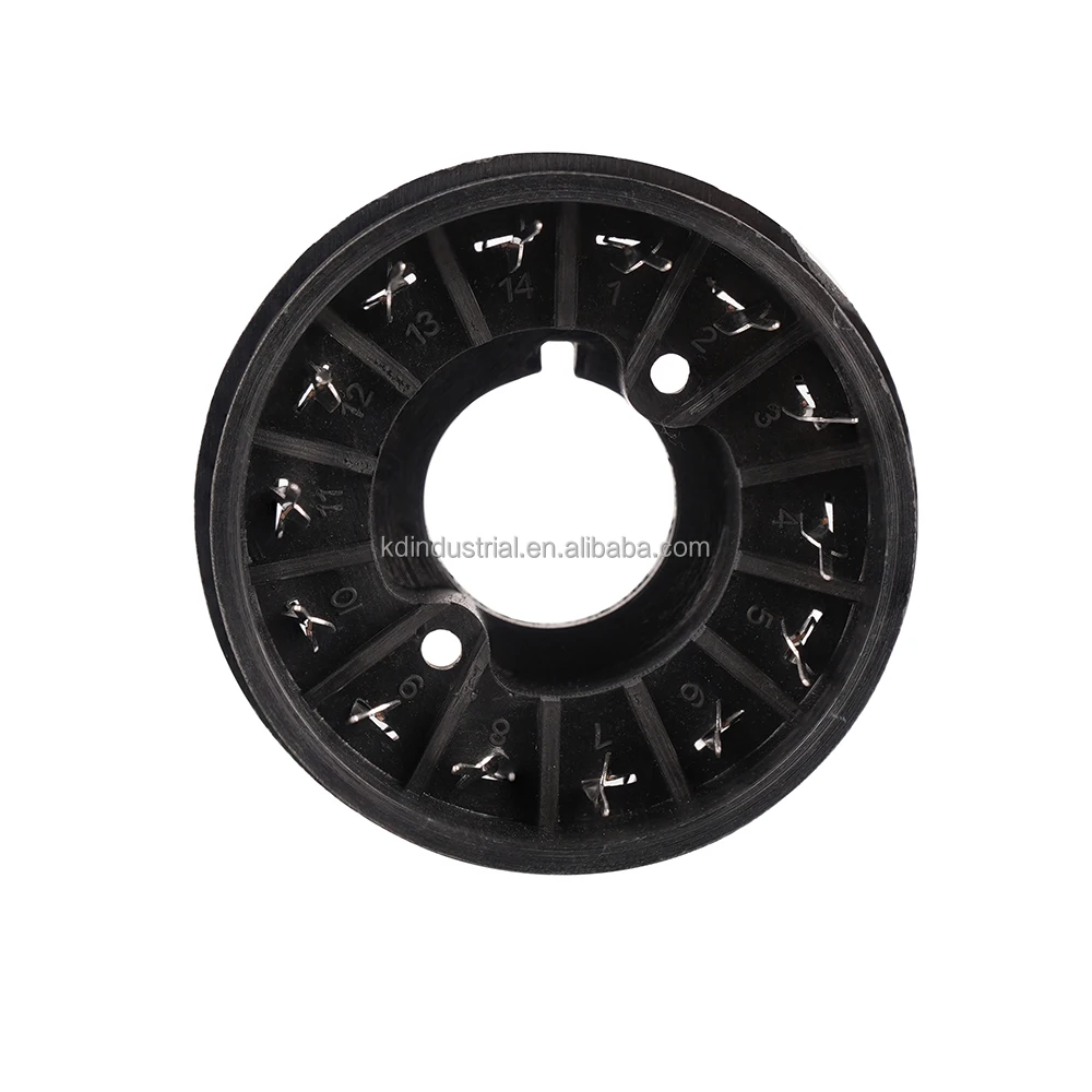 Amplifiers 14pin Diheptal PCB Tube Socket B14A Base CRT/PMT