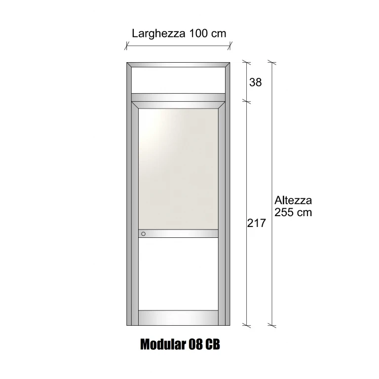 Italfrom Pure White RAL 9010 Continuous Module Partition Wall ...
