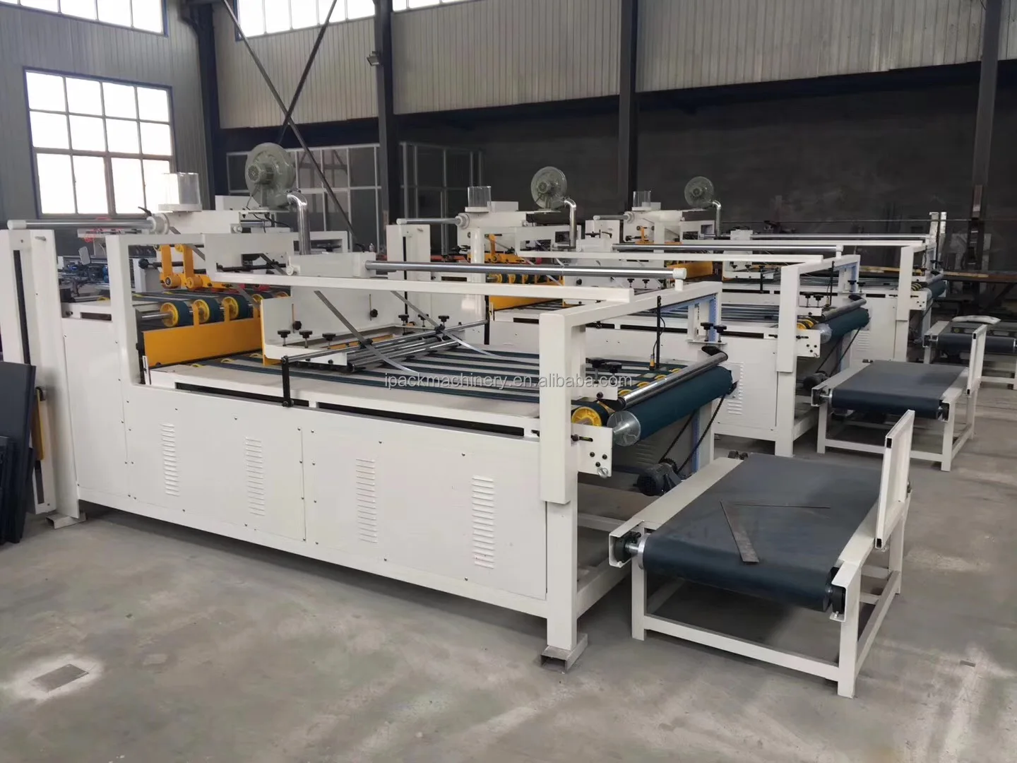 I Pack Semi-automatic Corrugated Cardboard Paper Box Folder Gluer ...