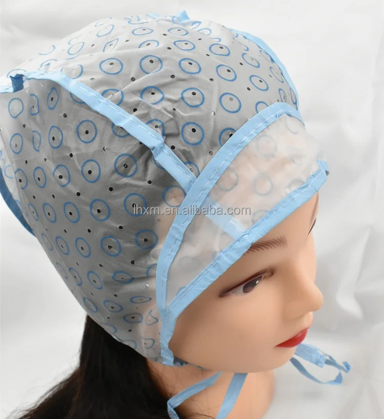 Hair Salon Coloring Plastic Hair Dyeing Cap Plastic Hair Dyeing Cap Hat ...