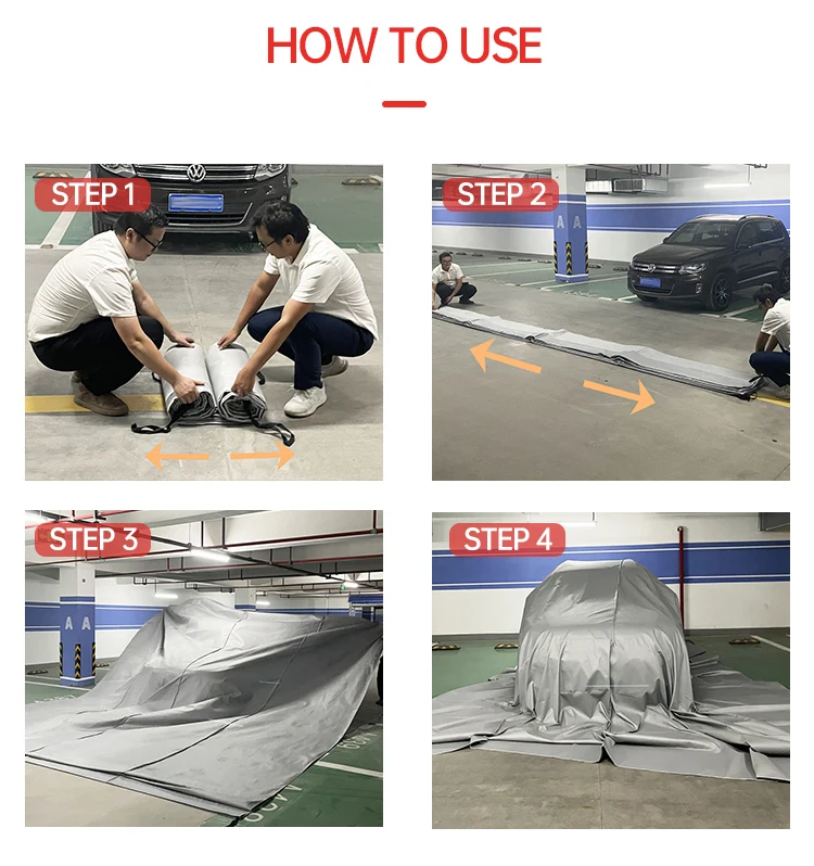 6m*8m Fire Resistant Insulation Fiberglass Emergency Fireproof Fire ...