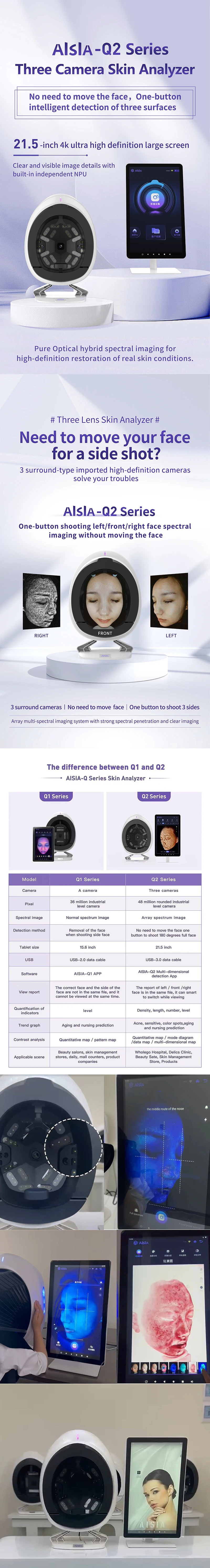 Body Skin Analyzer 3d Face Uv Light Skin-color-analyzer Head Scalp and ...