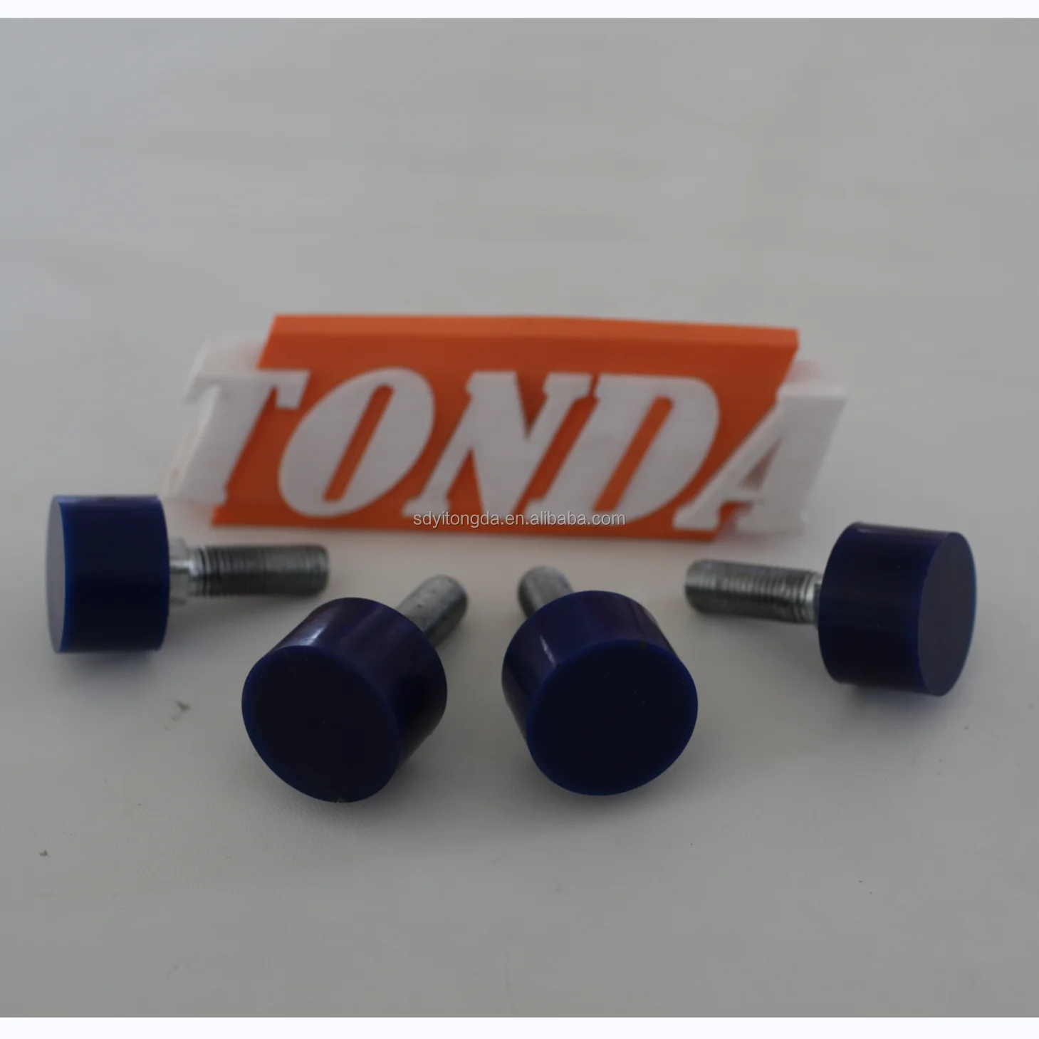 Custom Polyurethane Rubber Coated Leveling Bolts Wear Resistant And ...