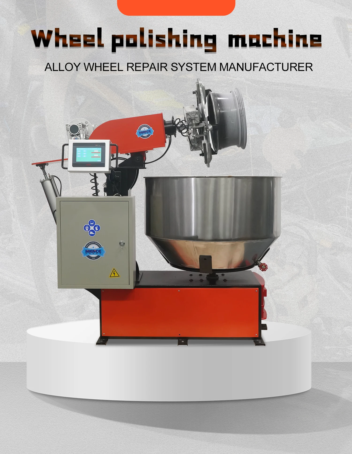 High Efficiency Rotary Wheel Polisher - Vibration Machine