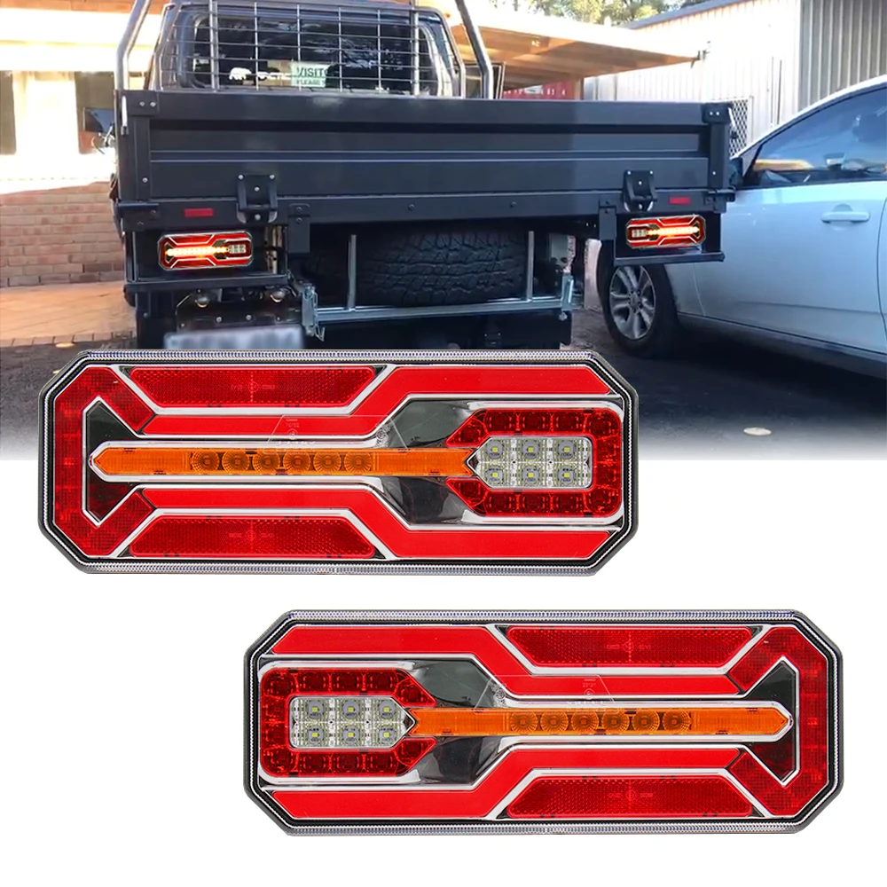 Monirf Oem Ip67 Waterproof Amber Led Tail Light Dynamic Indicator Rear ...