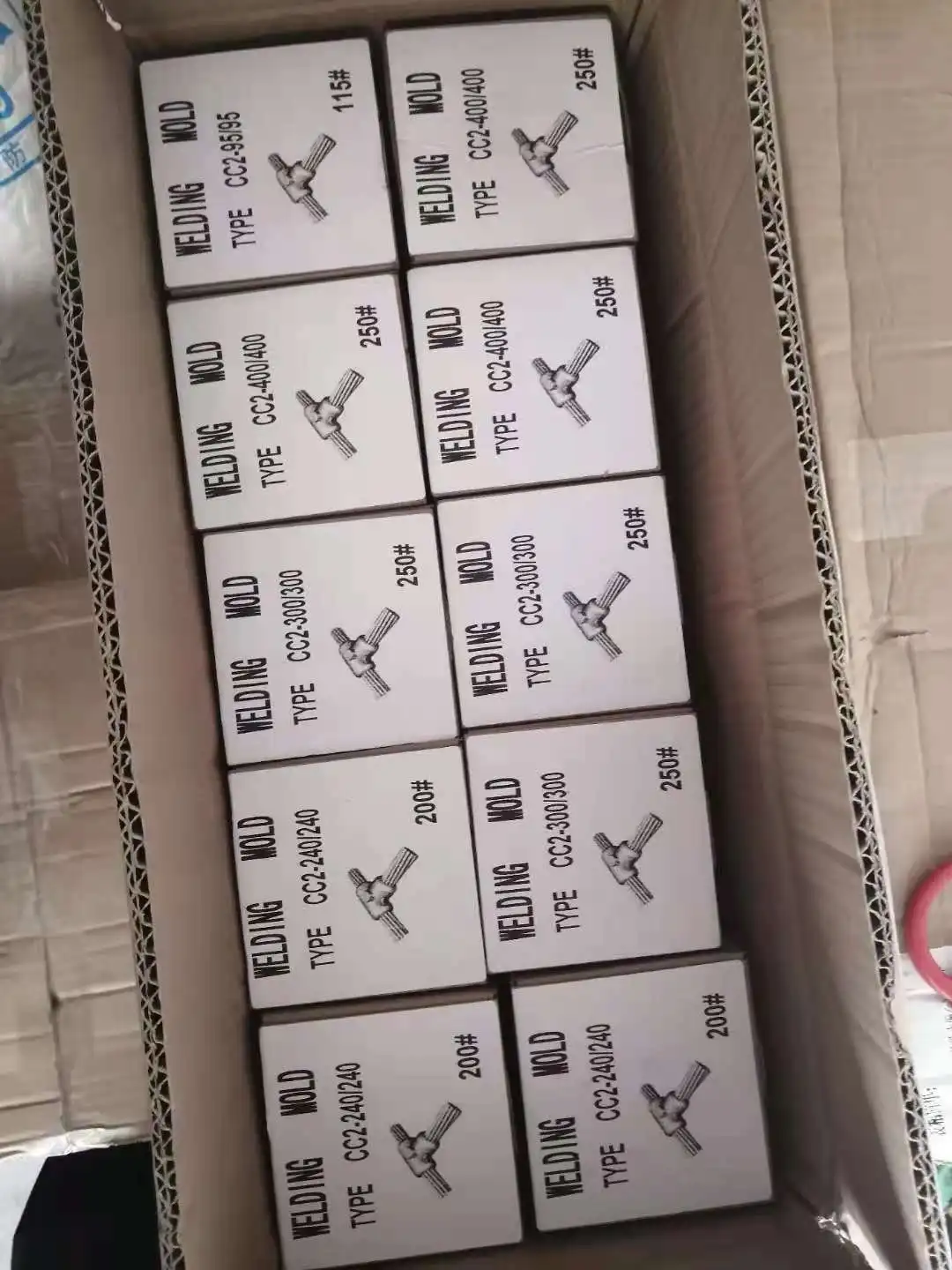 Graphite Mould Of Exothermic Welding Process - Buy Exothermic Welding ...