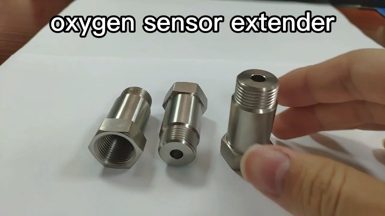 M18*1.5 O2 Sensor Extender Adapter Steel Plating Nickel Oxygen Sensor ...