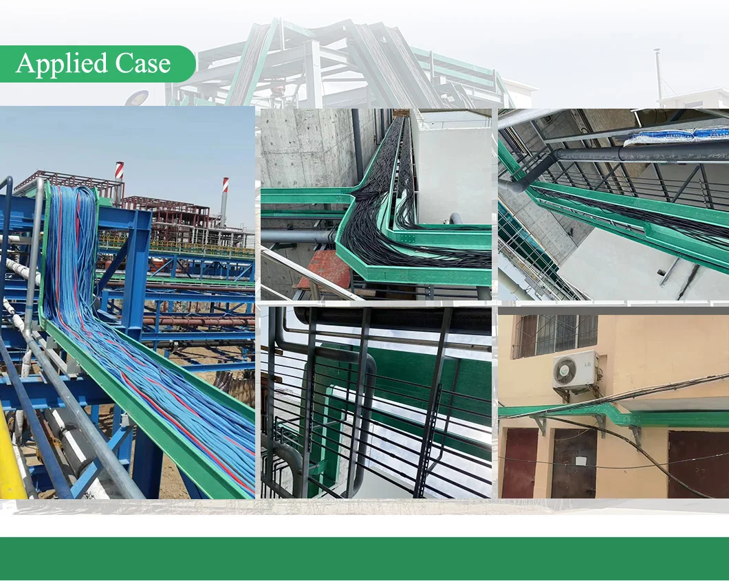 Glass Fiber Products Supplier Composite Fiber Trough Cable Tray ...