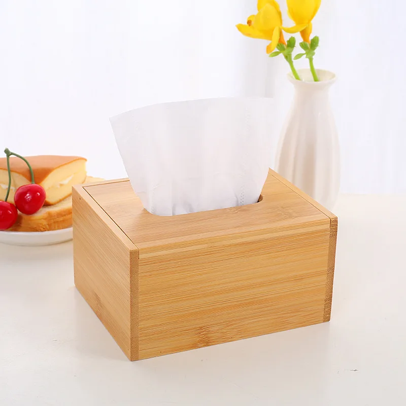 Modern Bamboo Wood Tissue Box Tissue Paper Storage Box With Color Painting| Alibaba.com