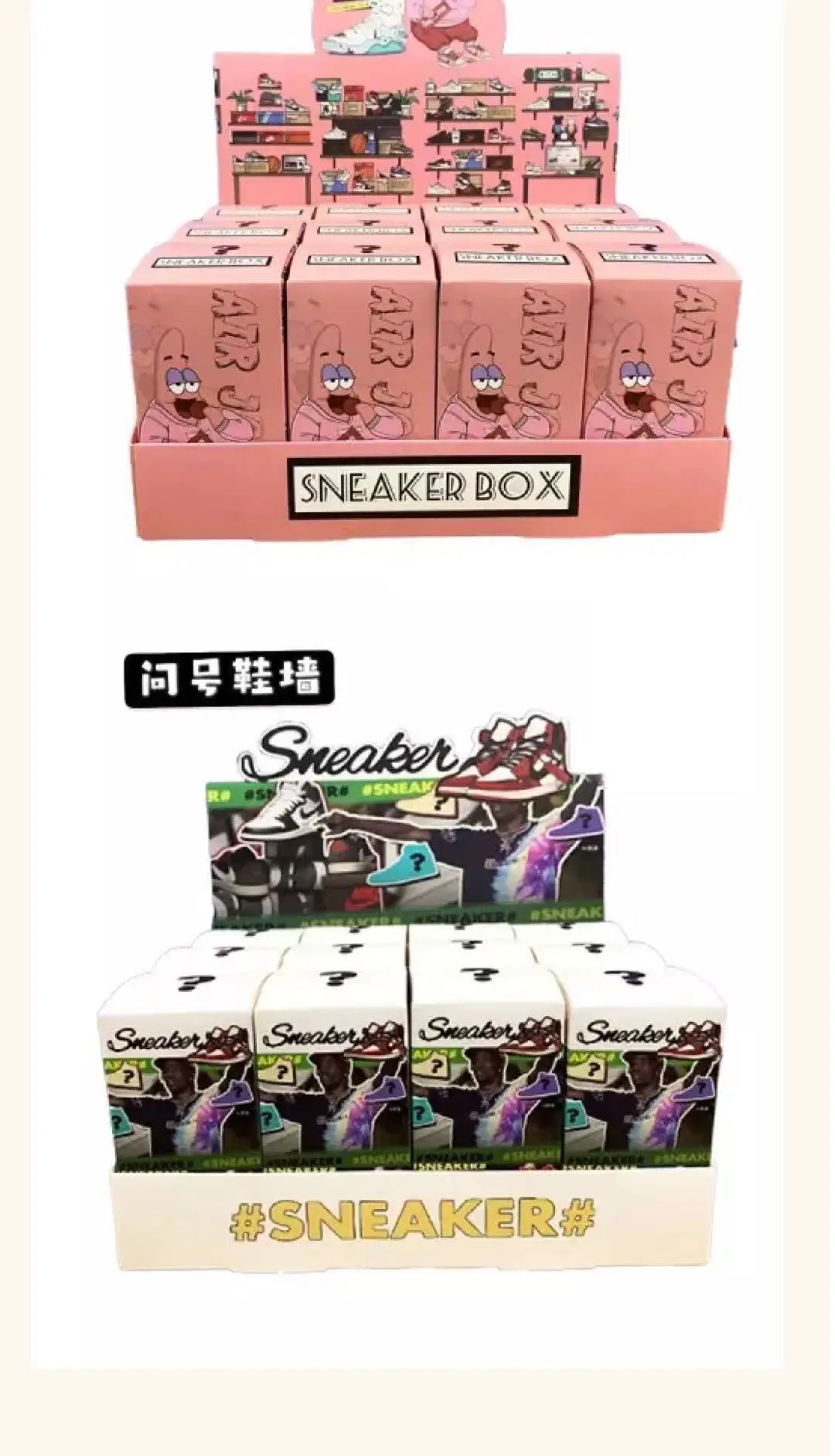 3d Running Mini Sneaker Shoes Lucky Mystery Box Blind Box 100% Surprise ...