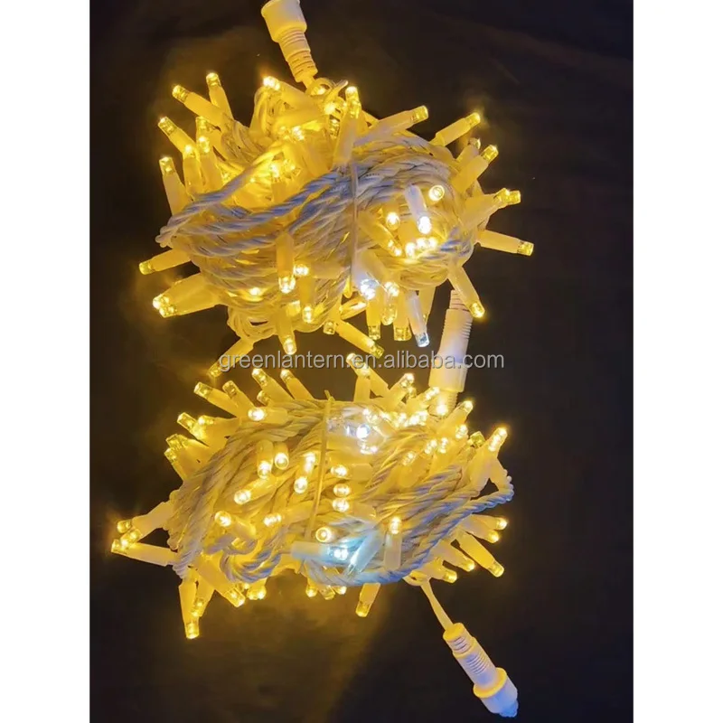 10M Ip65 Warm White Rubber Outdoor Garden LED String Fairy Christmas ...