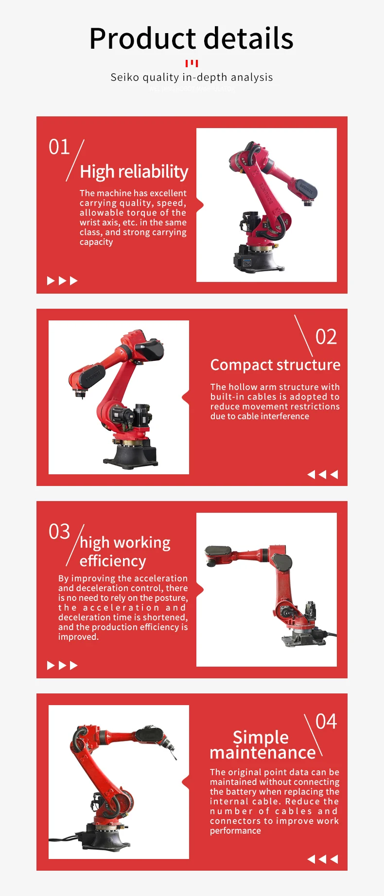 Customized Six-axis Industrial Robot with Integrated Welding ...