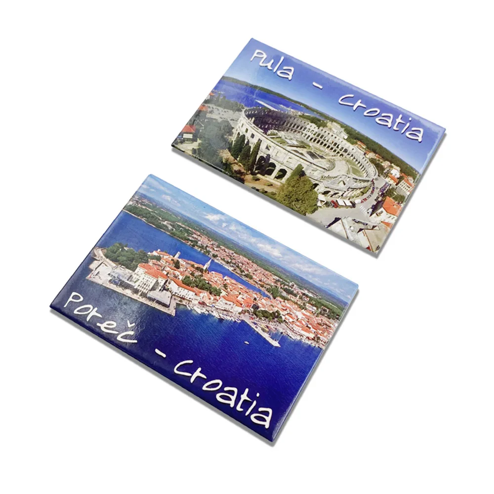 Promotional Custom Rome Italy Scenery Tin Fridge Magnets Tinplate ...