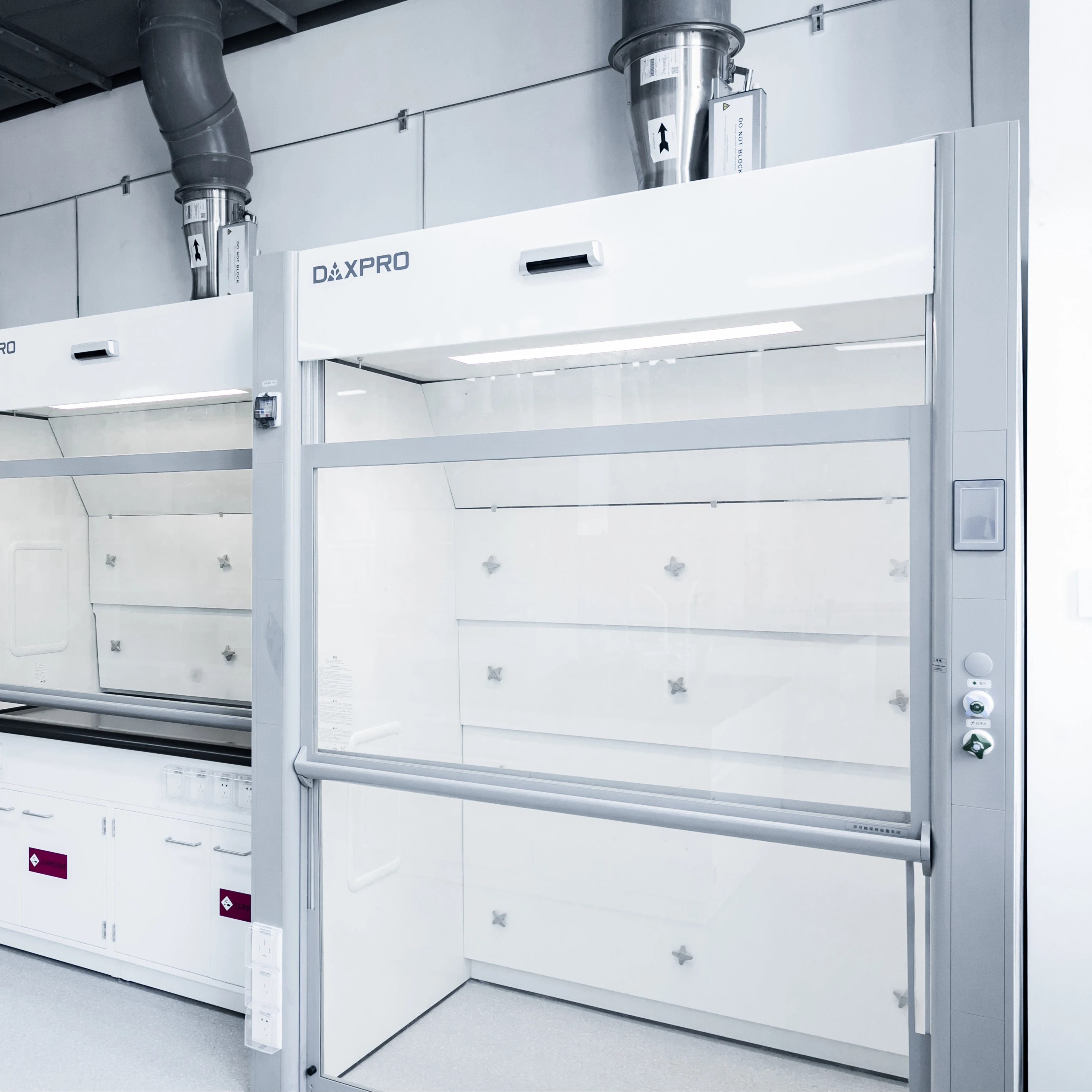 Factory Wholesale MOORE walk-in Laboratory floor mounted white fume ...