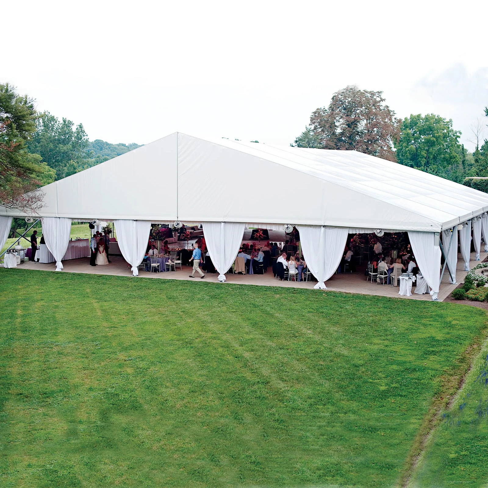 Outdoor Waterproof Aluminum Frame White Pvc Tent Marquee Modern Wedding ...