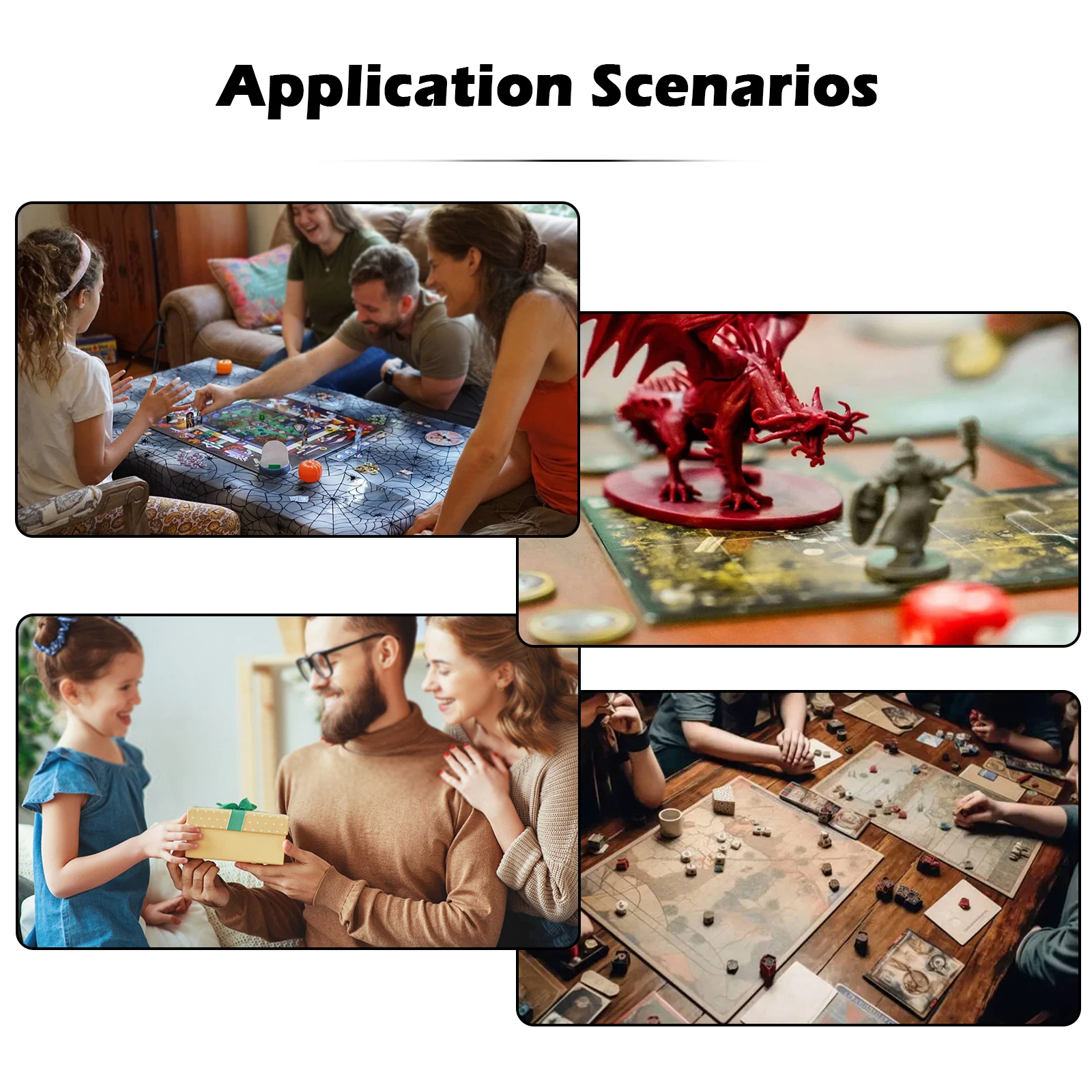 7PCS Professional Metal Dnd Dice Set for RPG Games