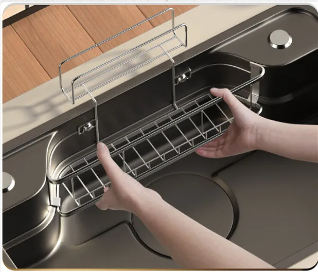 With Stand 304 Stainless Steel Kitchen Rack Sink Drain Dish| Alibaba.com