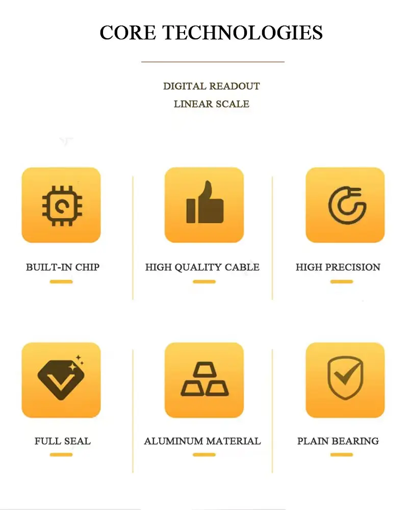 Small Size Digital Readout 2 Axis Dro Gcs906 With Linear Scale For ...