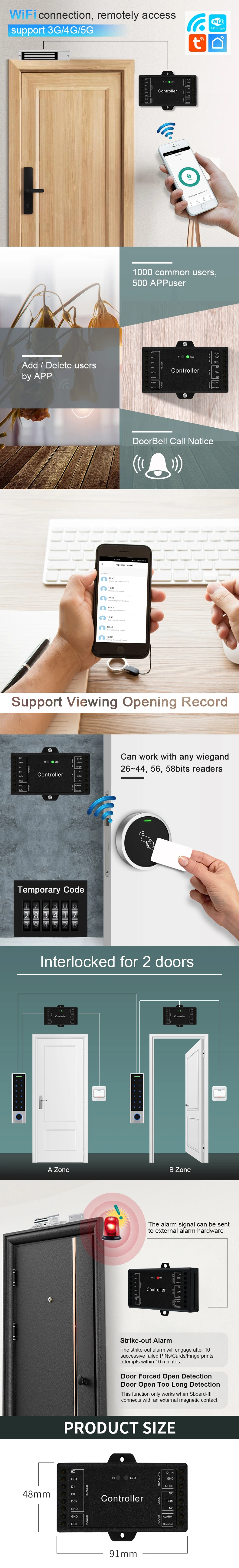 Smartphone Access Control - Mini WIFI Controller for 1 Door