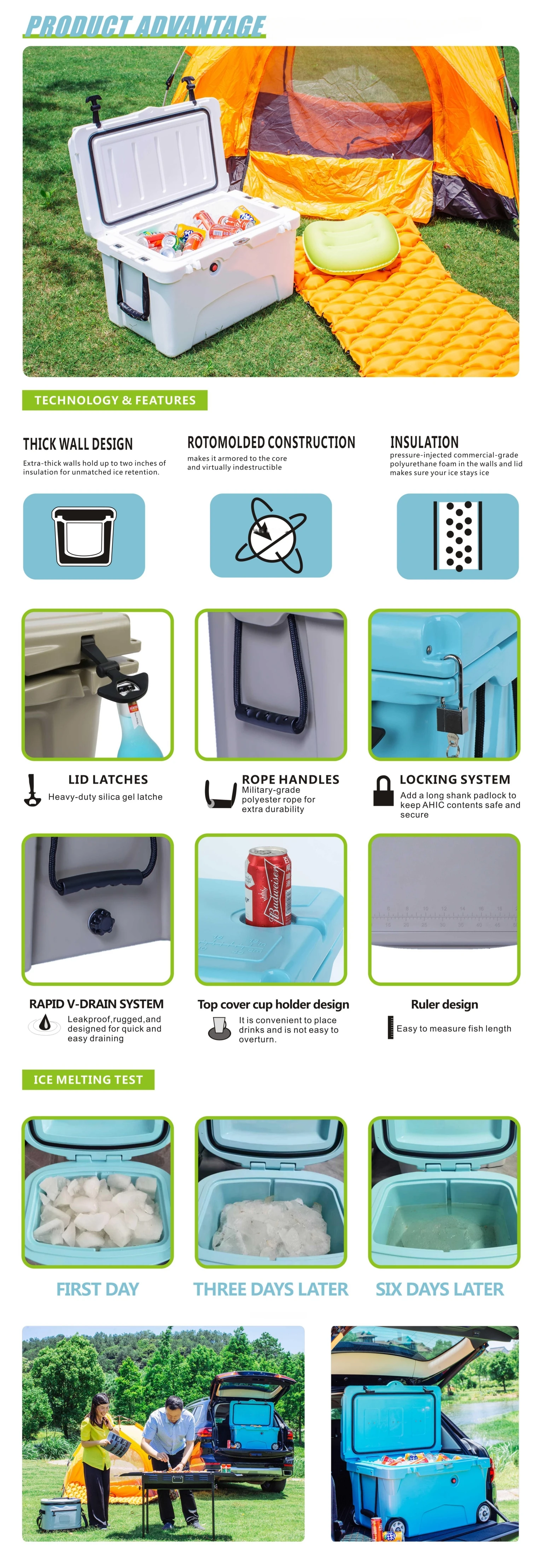 TOMA Design Cooler Box - Ultimate Outdoor & Indoor Solution