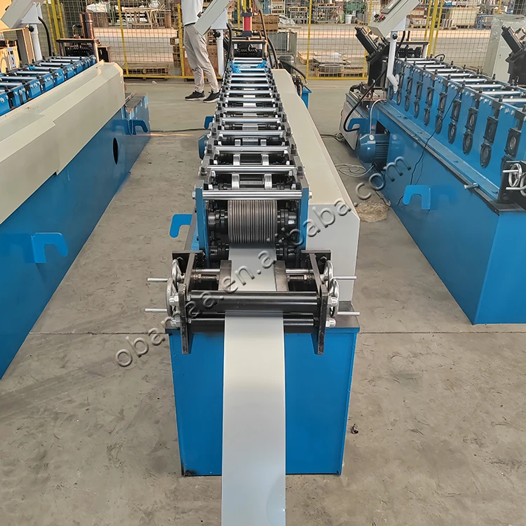 Automatic Steel Frame C Channel Purlin Roll Forming Machine High Performance C Purlin Steel ...