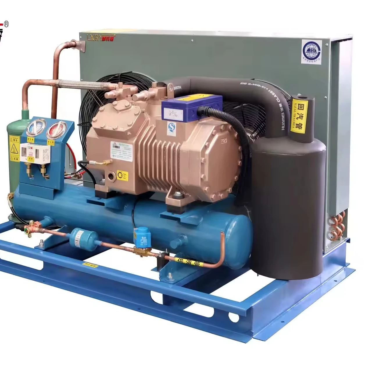 Open Type Piston Air-cooled Condensing Unit 220v-380v Support Customization Fresh Preservation ...