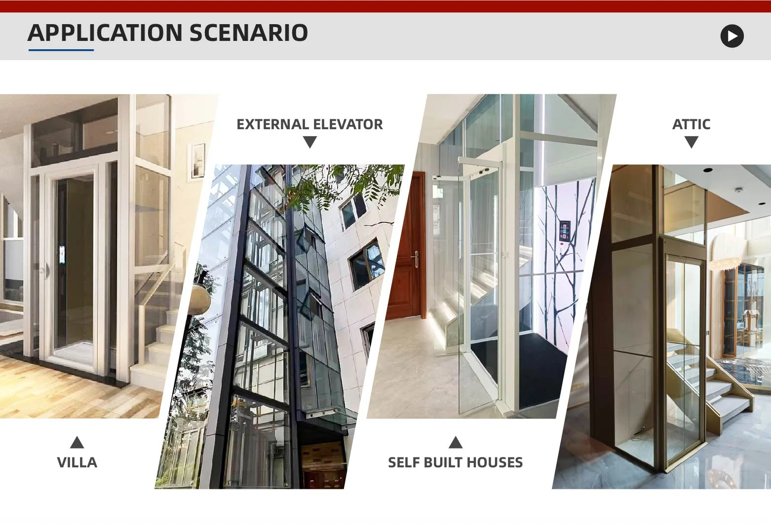 Small Home Disability Lifts Elevating Wheelchair Elevator Stair Lifts ...