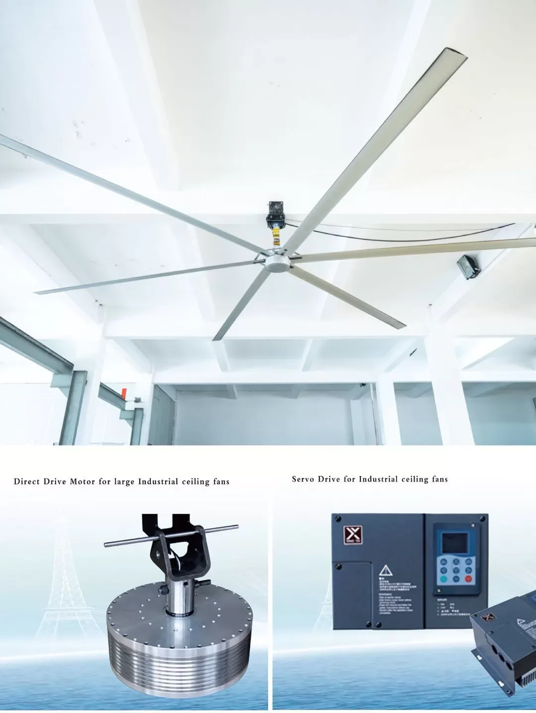 Gl Large Industrial Ceiling Fan/hvls Cooling Fan Ceiling/giant ...