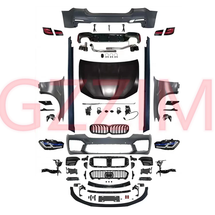 Front & Rear Bumper Bodykit Conversion Kit For 5 Series F10 F18 2011 ...