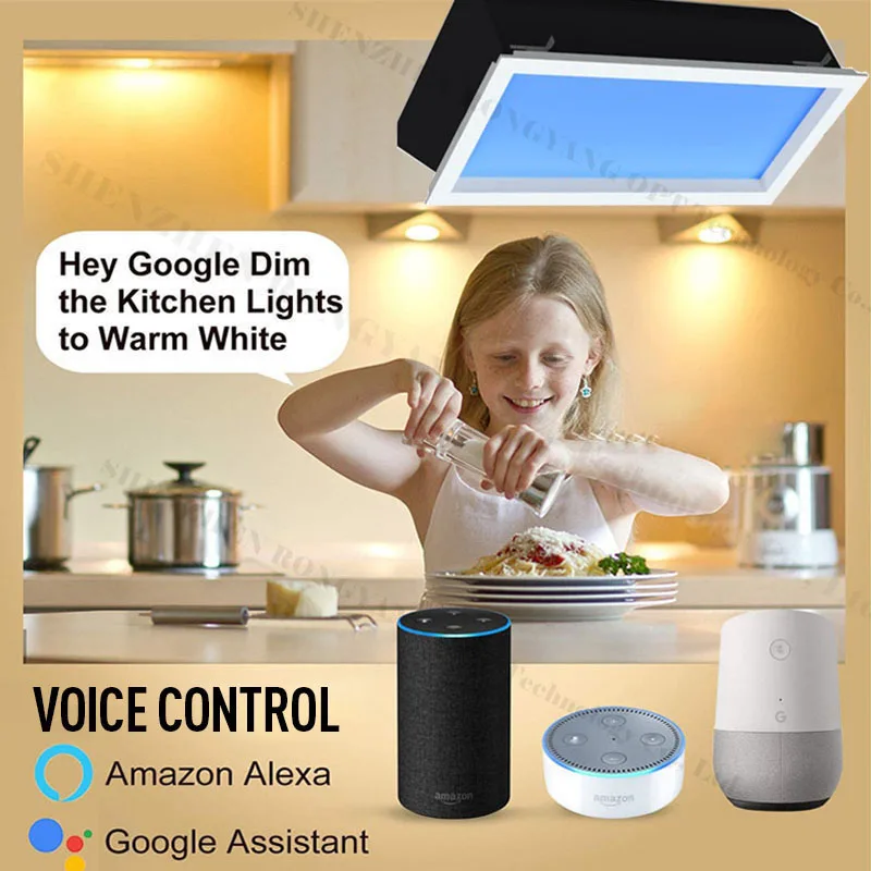 Blue Sky LED Panel Lights for Smart Home Control - Circadian Rhythm ...