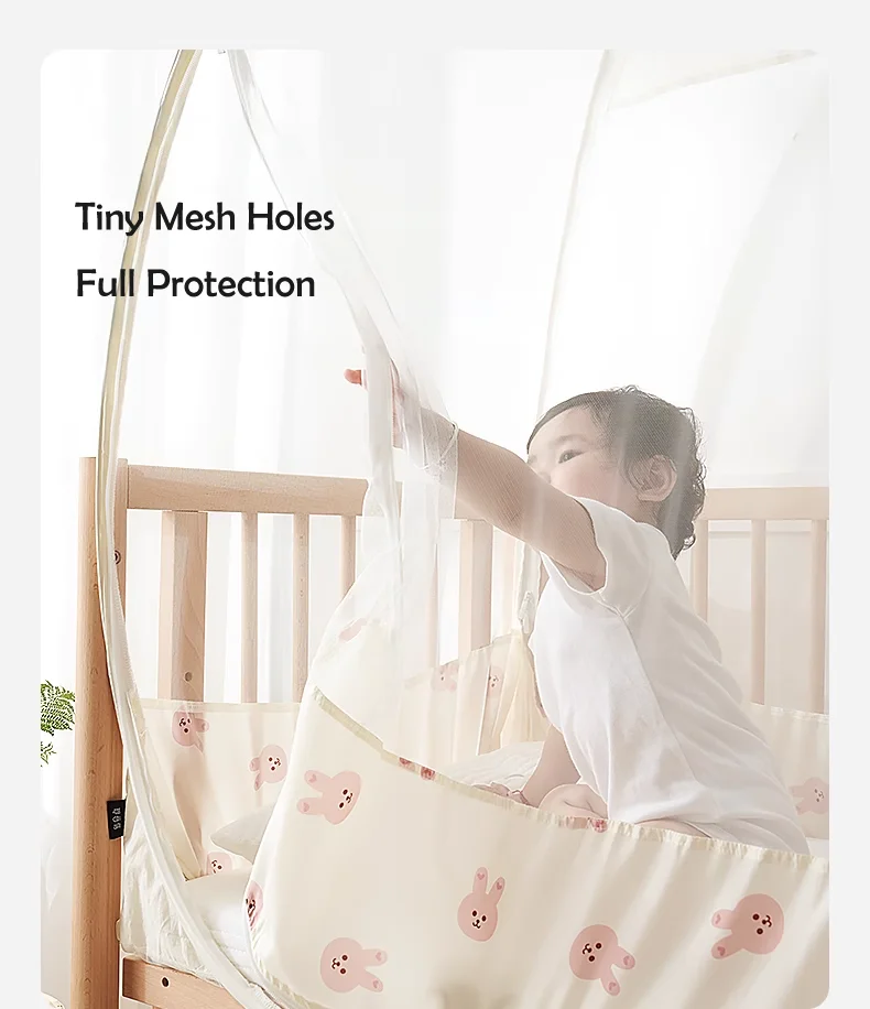 Crib Tent Safety to Keep Baby in, Pop Up Crib net Canopy Keep Baby from ...