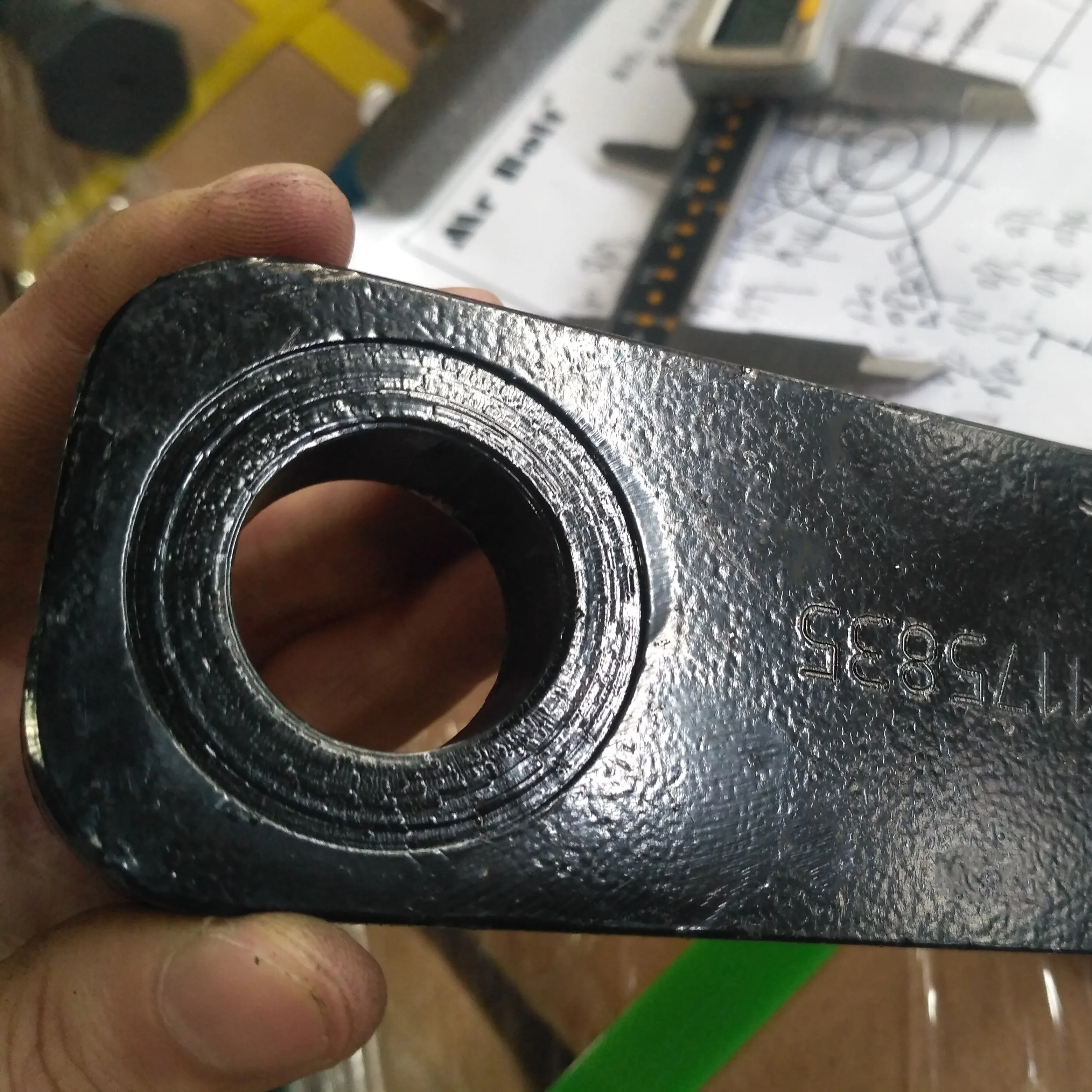 Front Shackle Spring Plate M20 Without Groove for Volvo Truck 21175835 ...