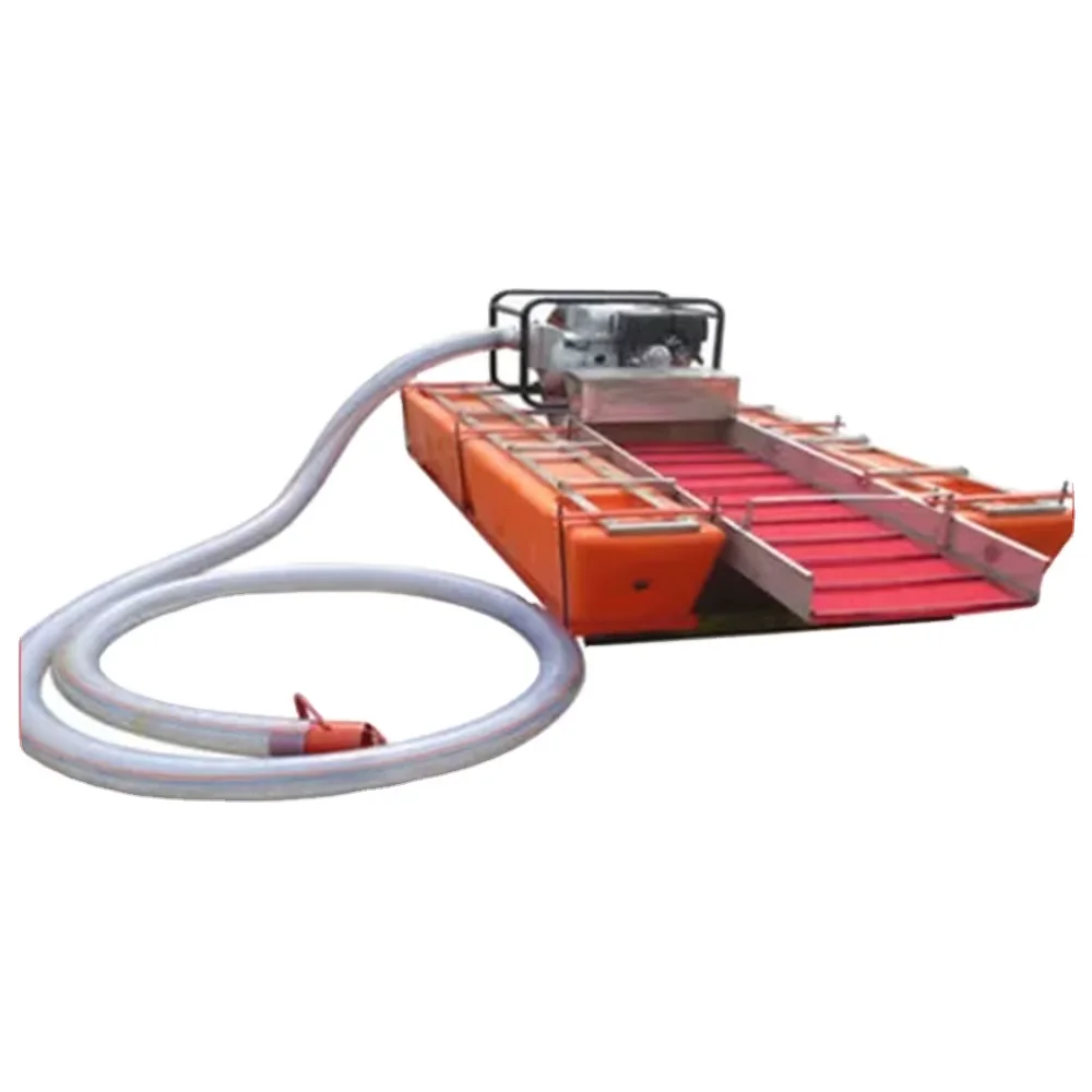 Small Portable Sand Dredger Floating Gold Dredge 220V Pontoon for River ...