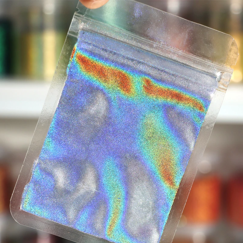 Holographic Auto Paint Pigment Rainbow Hologram Chrome Powder Pigment ...