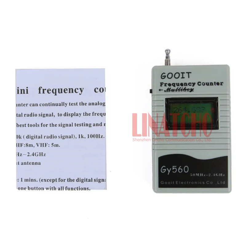 Hand Held Gy560 Mini Frequency Counter Meter For Two Way Radio