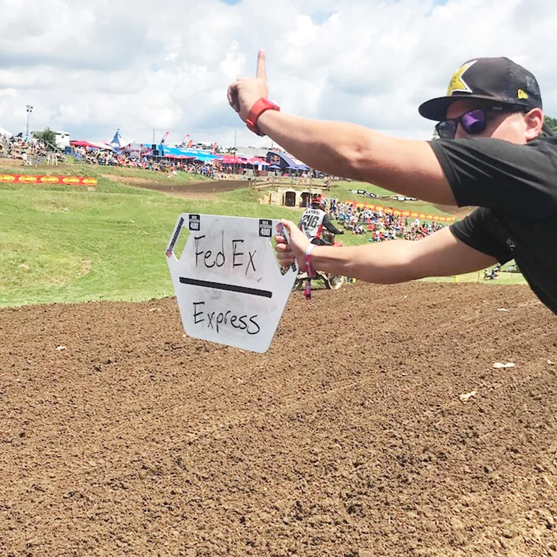 Custom UV Printing Acrylic Pit Board Motocross Race Board