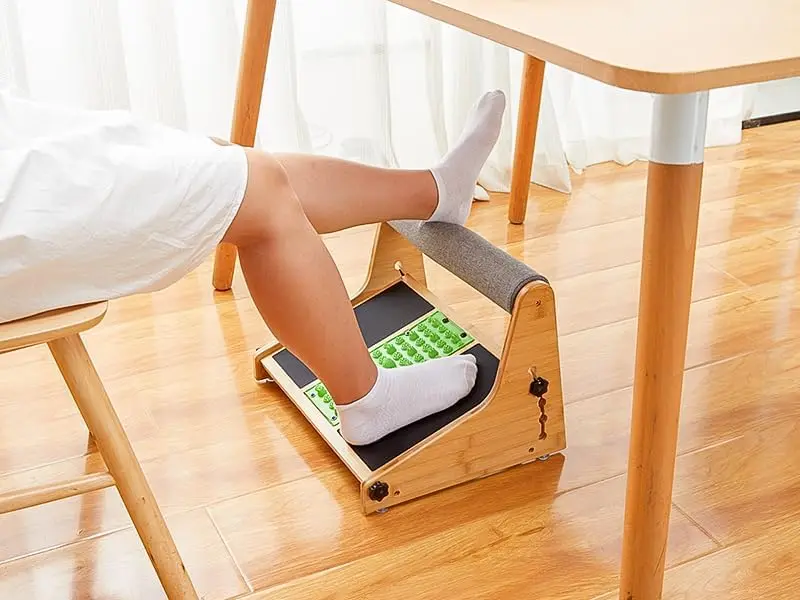 5-height Adjustable Foot Rest Ergonomic Footrest Stool Under Desk At ...