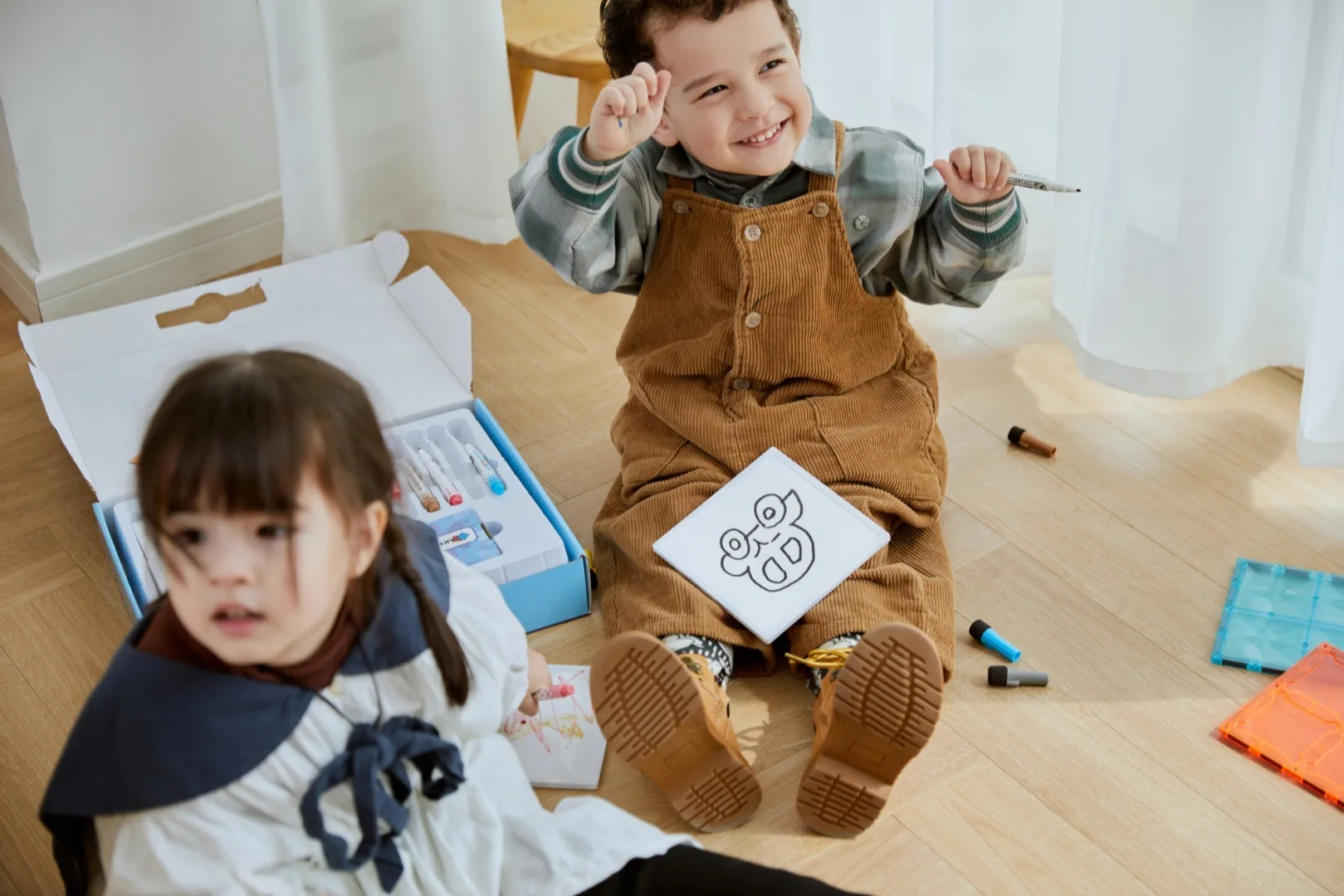 Artmag 2024 New Molds Diy Drawing Magnetic Tiles For Kids Doodle Tiles Magnetic Tiles - Buy ...