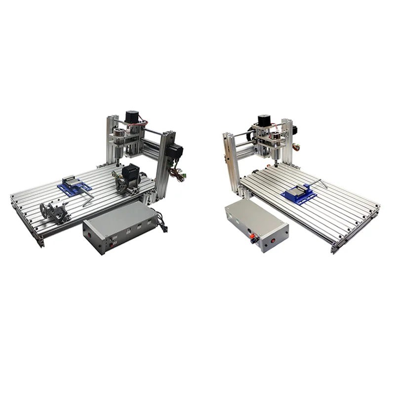 Diy 미니 CNC 기계 3060 6040 3 4 축 금속 USB 400w 스핀들 cnc 선반 철 나무 Pcb 조각 cnc 밀링 ...