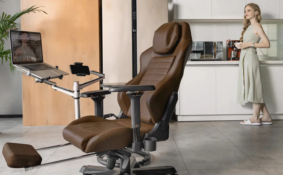 Premium Leather Luxury Silla Gamer Pro Master Module Gaming Chair ...