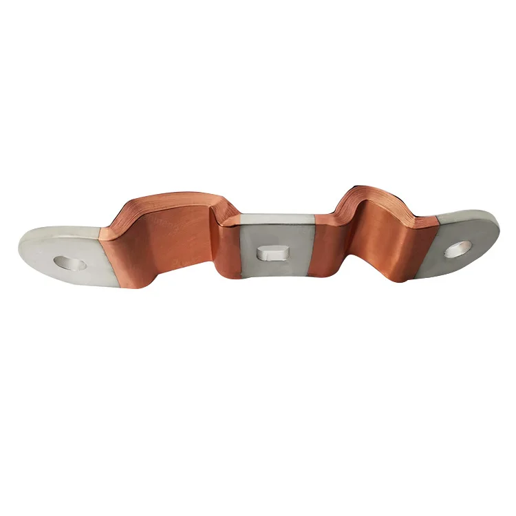 Copper Braided Battery Busbar Copper Braided Connector Flexible Copper ...
