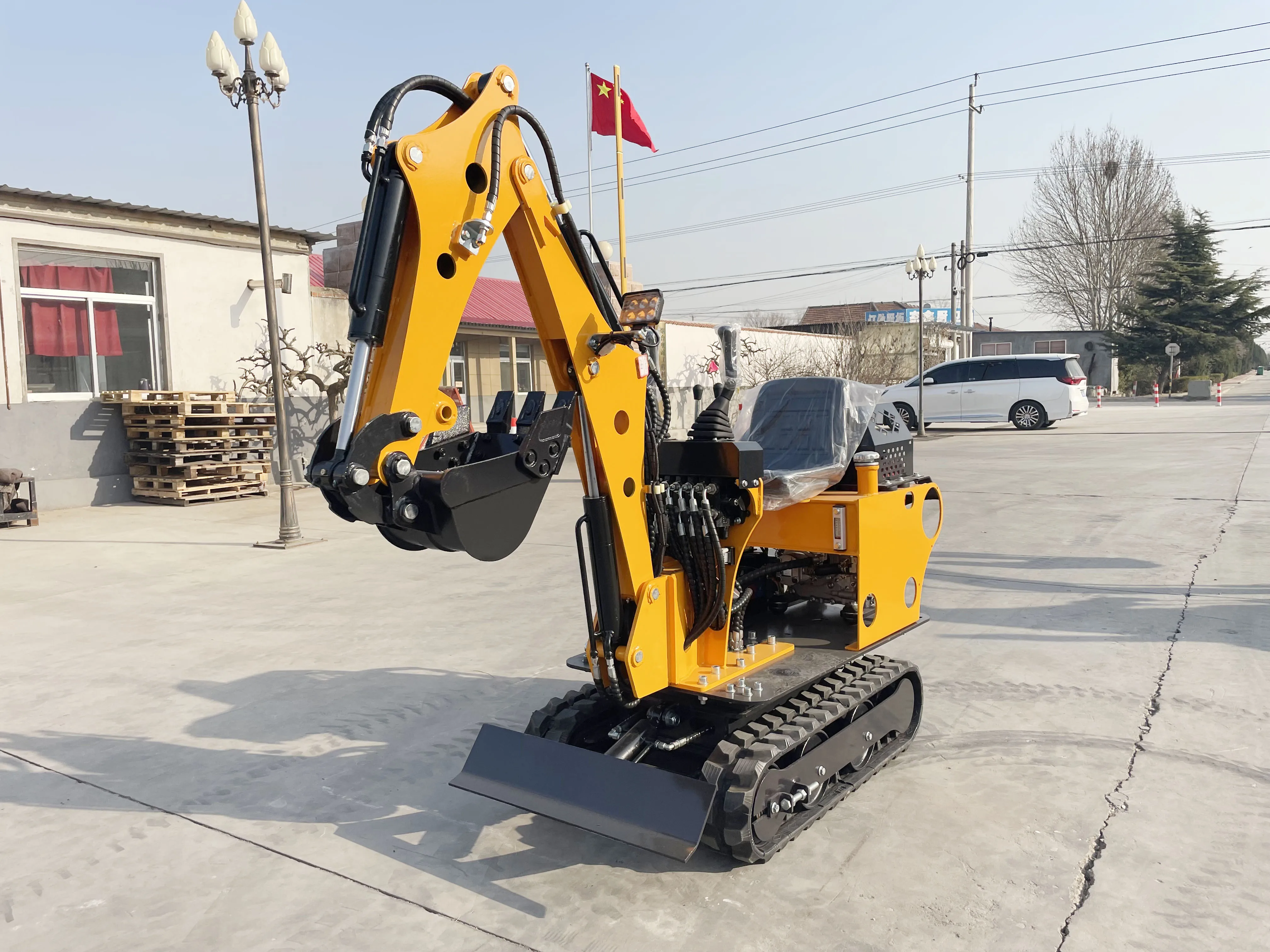 800kg Mini Excavator SWE08 | Crawler Digger with 1120mm Dig Depth ...