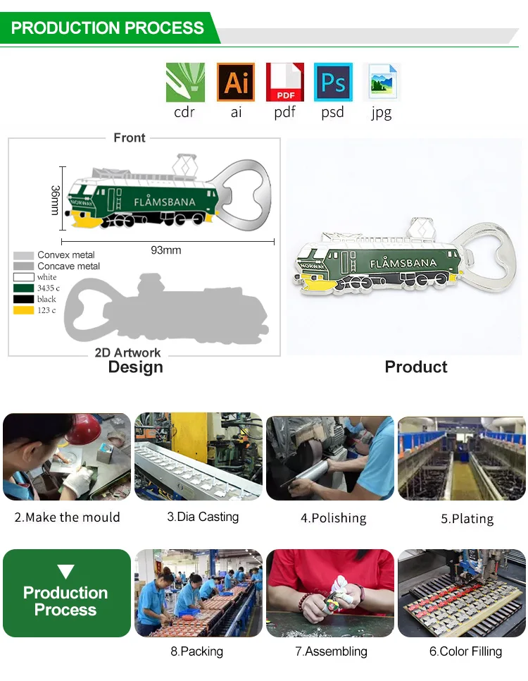 Factory Personalised Custom Logo Metal Casting Enamel Bar Keyring ...